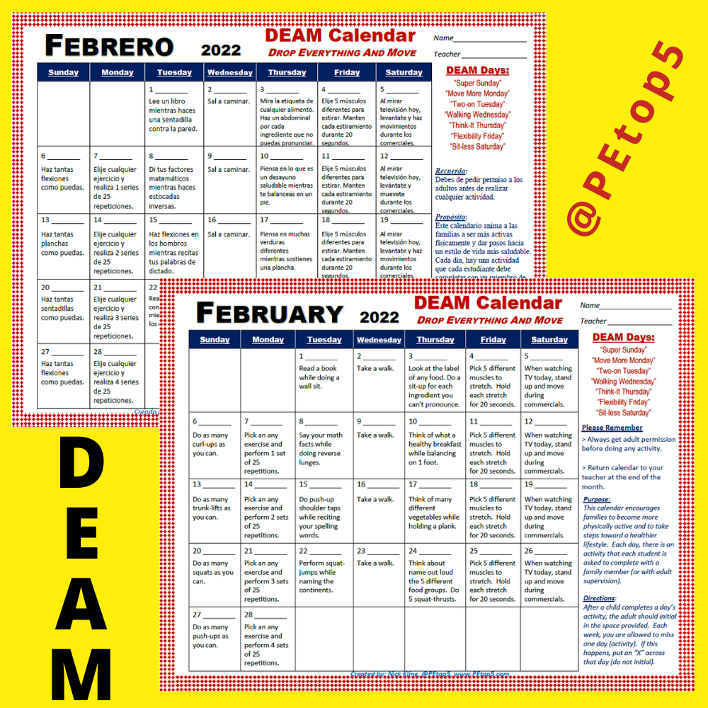 February DEAM | pe top 5